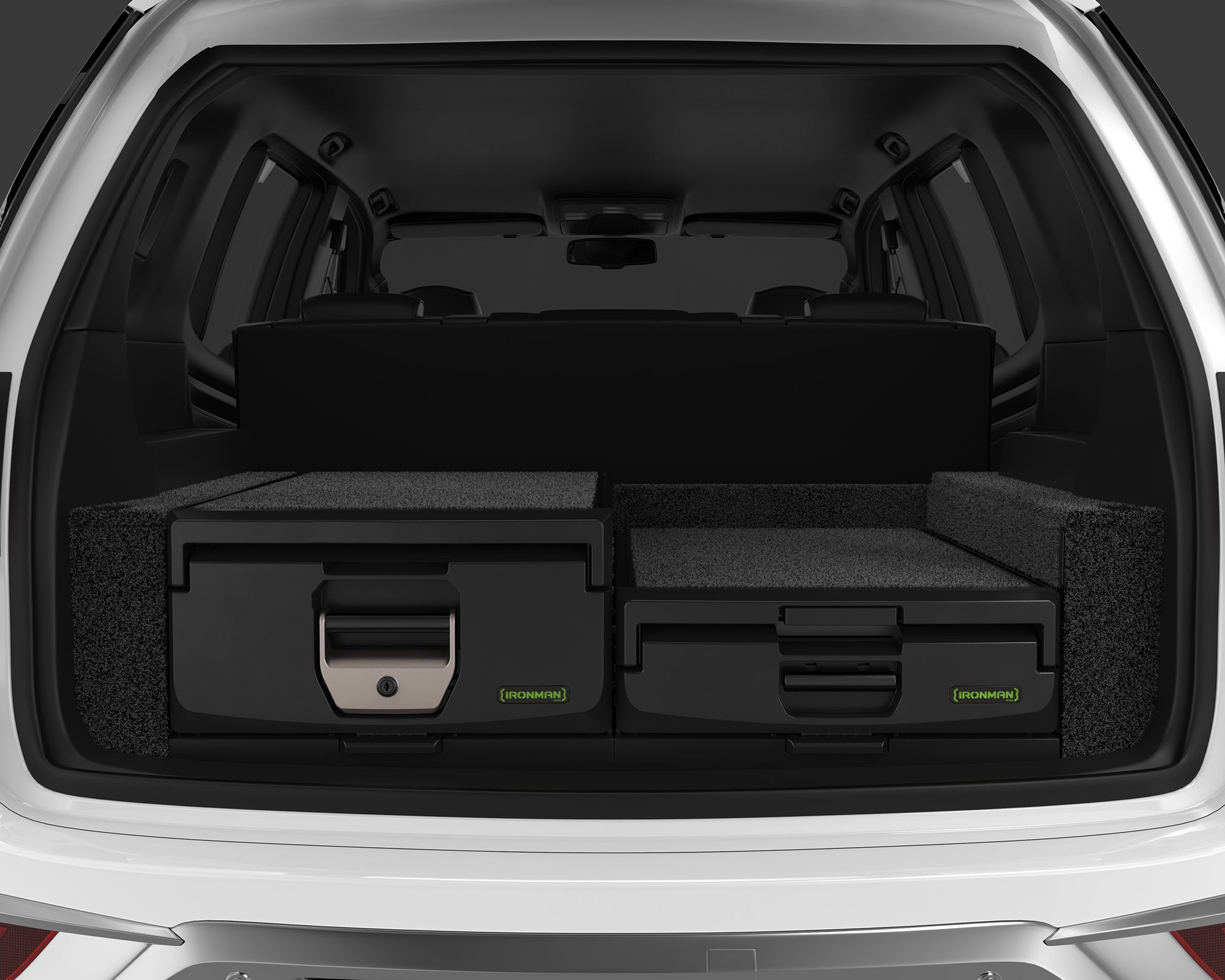 4x4 Roller Drawers for Nissan Patrol Y62 | Mixed Height - Left: Full ...