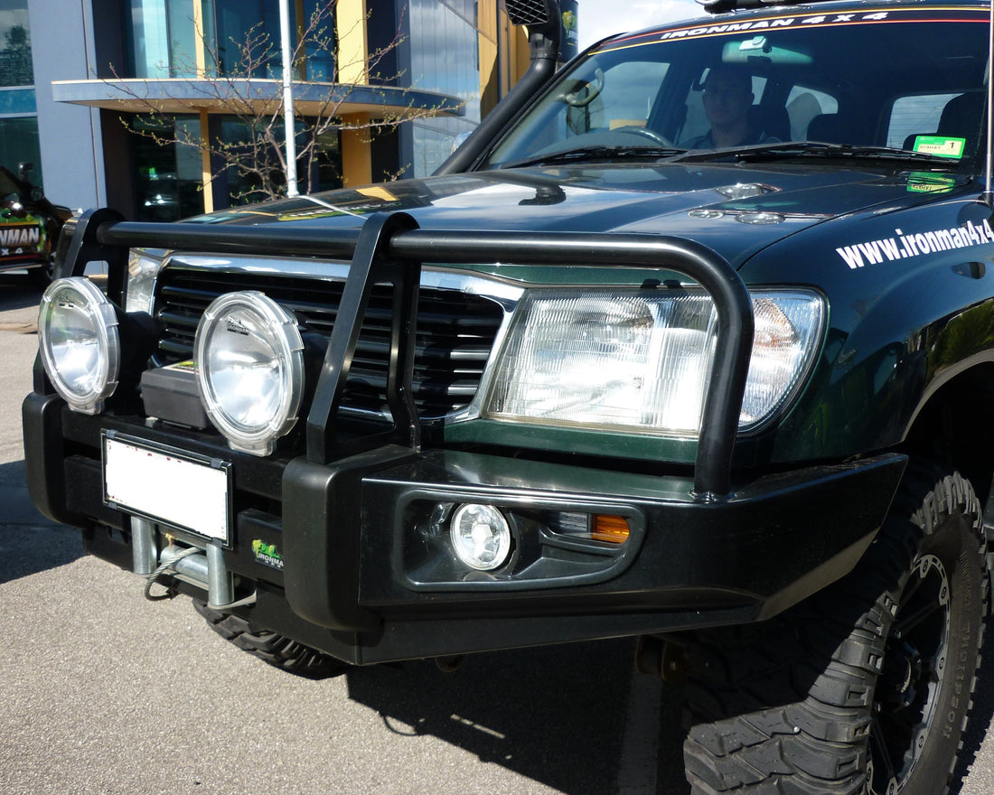 Deluxe Bull Bar for Toyota 105 Series LandCruiser – IRONMAN 4X4 Australia