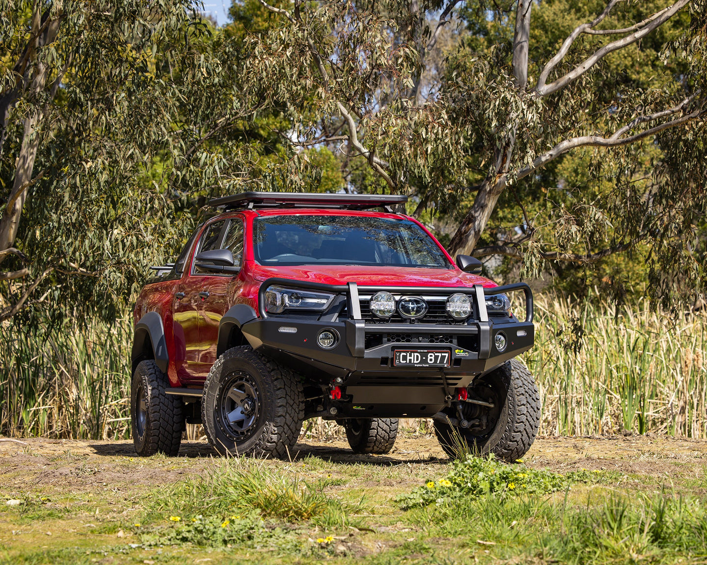Deluxe Bull Bar for Toyota HiLux Rogue – IRONMAN 4X4 Australia
