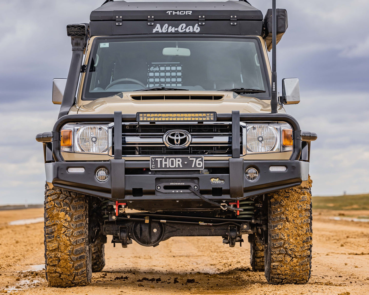 Premium Bull Bar for Toyota LandCruiser 79 Series Single Cab. – IRONMAN ...