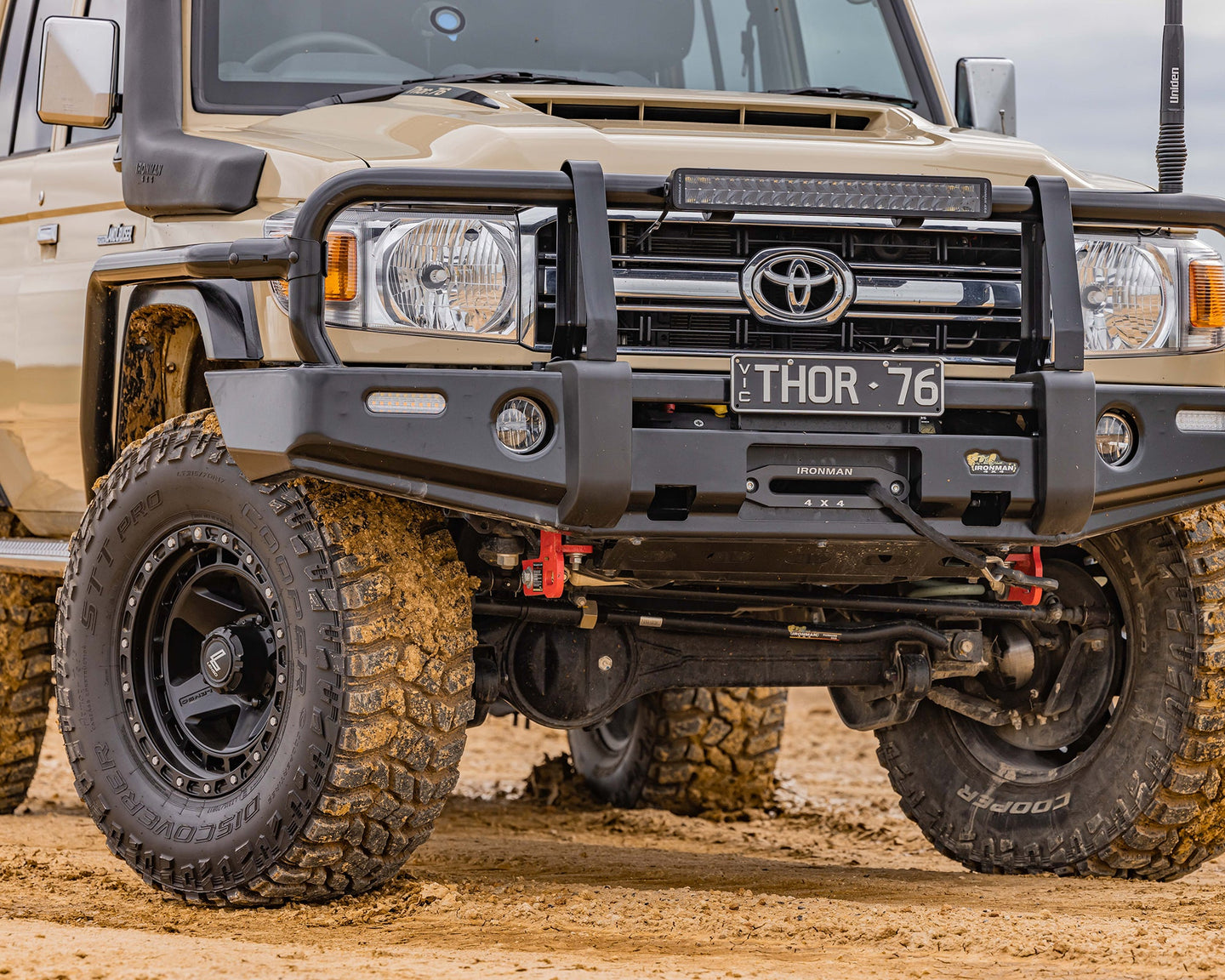 Premium Bull Bar for Toyota LandCruiser 79 Series Single Cab. – IRONMAN ...