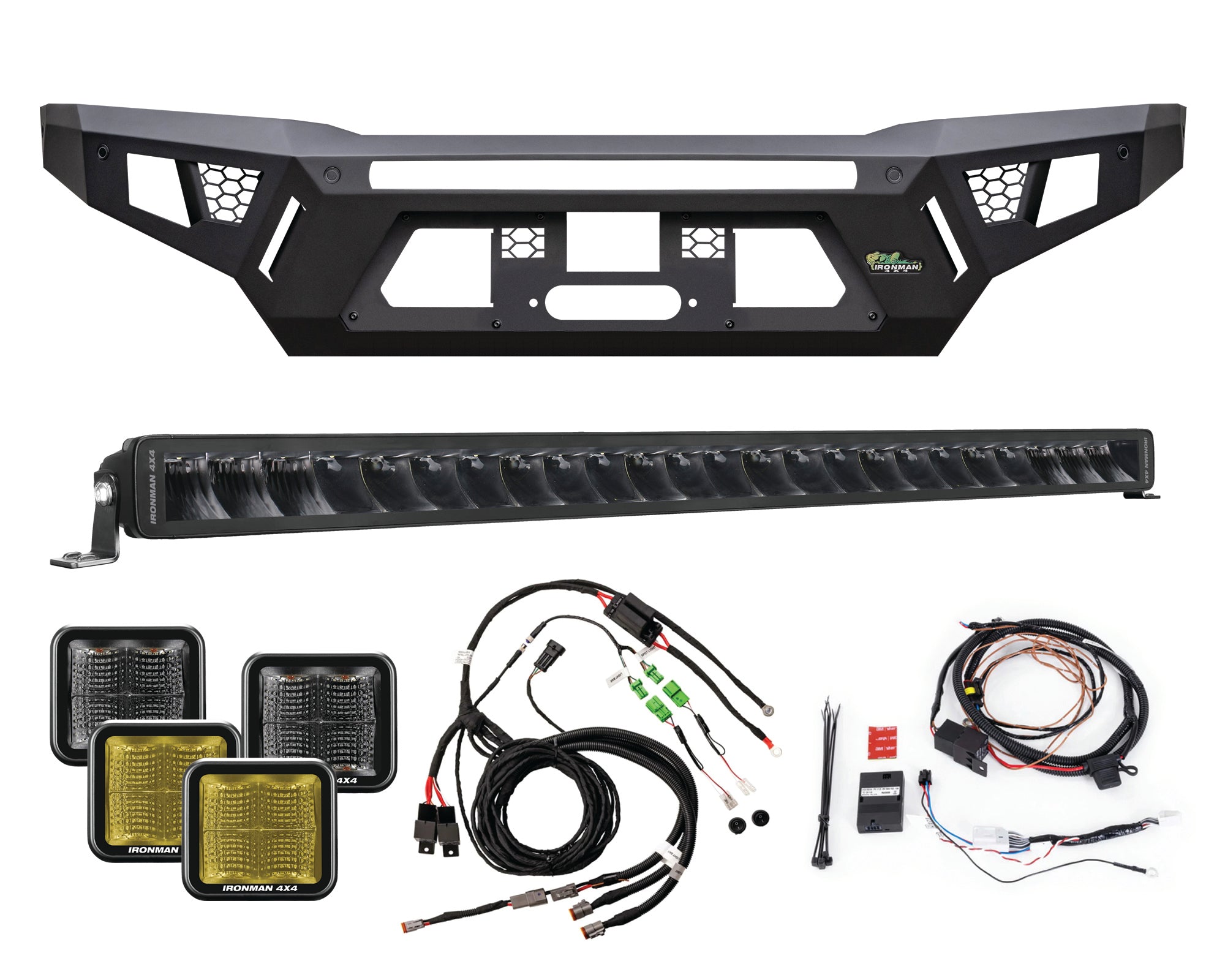 Raid Bull Bar & Lights Kit – IRONMAN 4X4 Australia