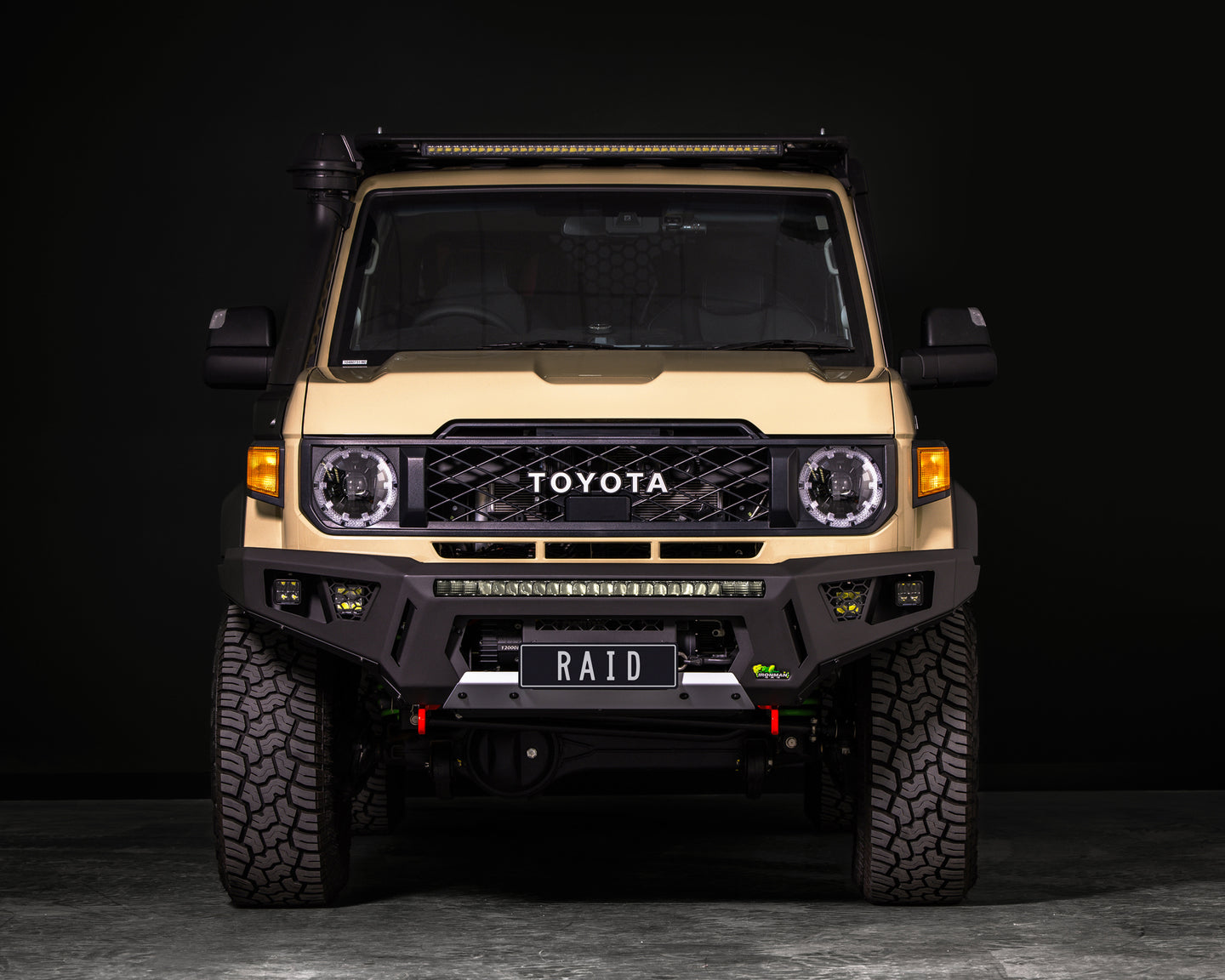 Raid Bull Bar for Toyota LandCruiser 70 Series (24+) | BBR114 – IRONMAN ...