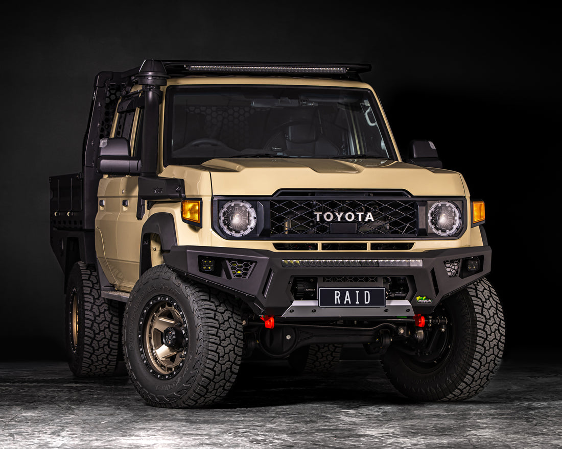 Raid Bull Bar for Toyota LandCruiser 70 Series (24+) | BBR114 – IRONMAN ...