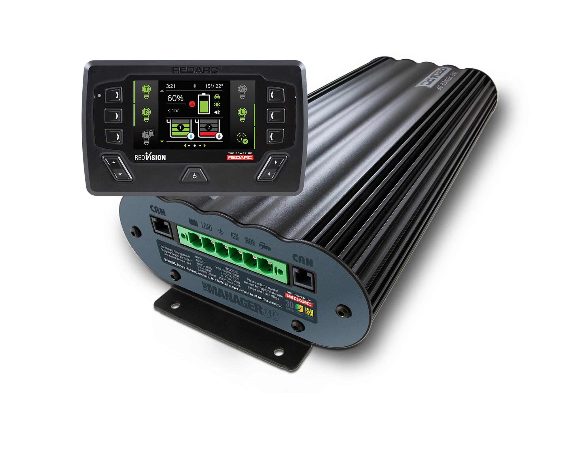 REDARC The Manager30 with RedVision Display Battery Management System ...