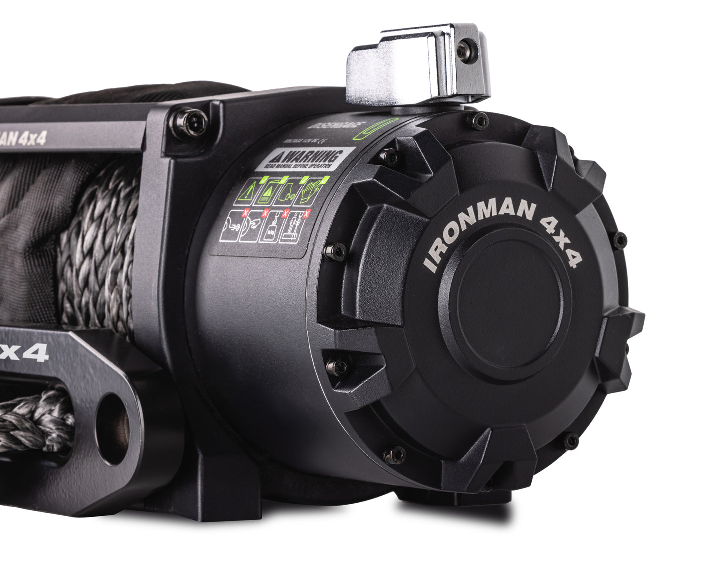 Frontier 12,000lb Synthetic Winch – IRONMAN 4X4 Australia