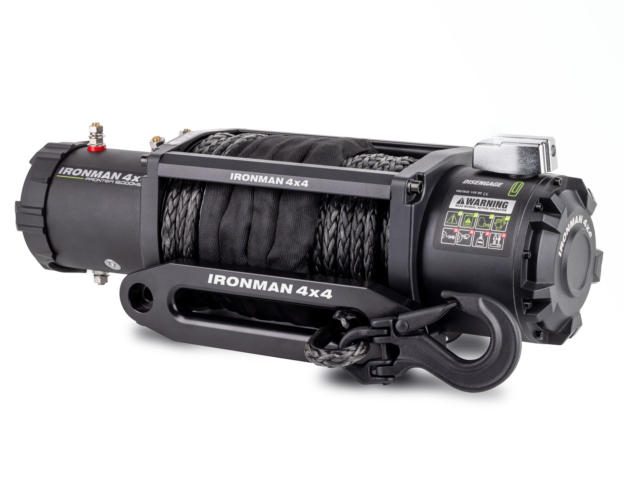 Frontier 12,000lb Synthetic Winch – IRONMAN 4X4 Australia