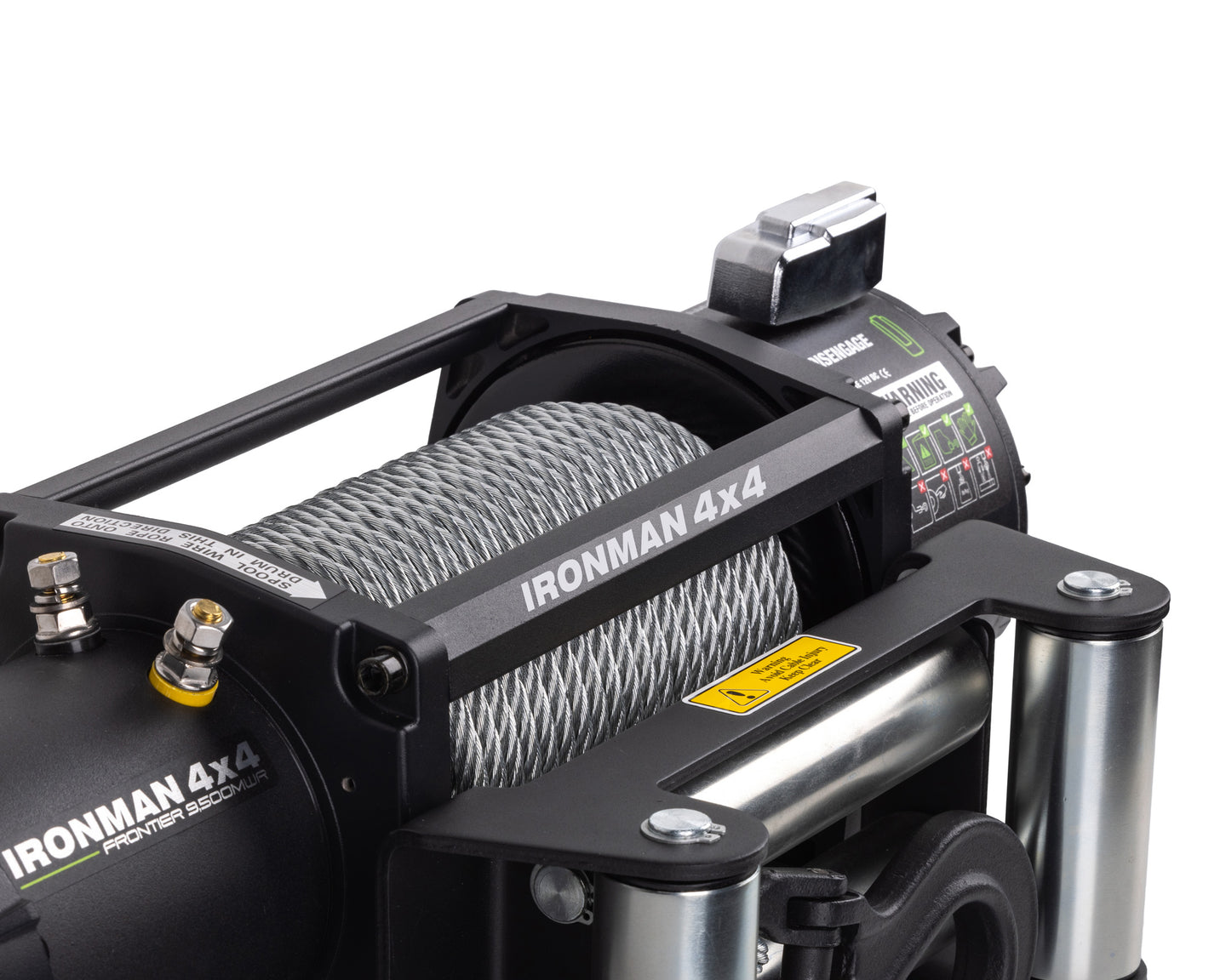 Frontier 9,500lb Wire Winch – IRONMAN 4X4 Australia
