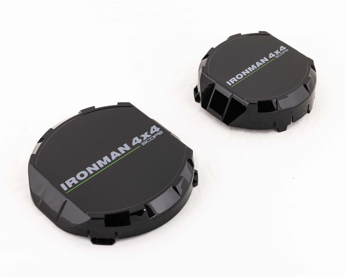 Scope 7-inch LED Driving Light Covers - Black – IRONMAN 4X4 Australia