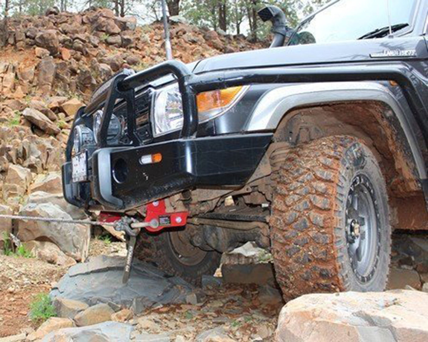 5-Tonne Rated Recovery Points for Toyota LandCruiser 79 Series Single ...