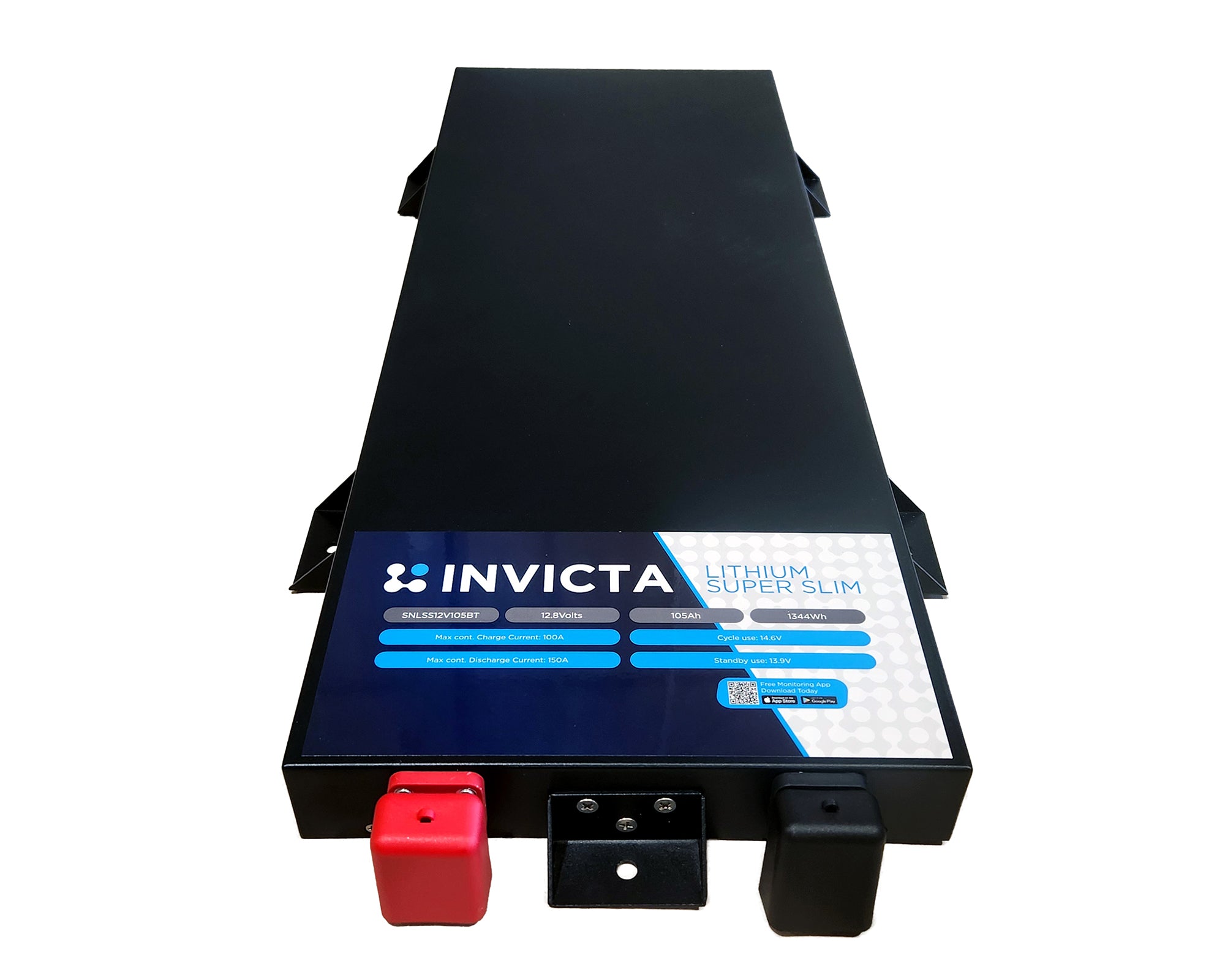 Invicta SuperSlim 105Ah Battery with Bluetooth – IRONMAN 4X4 Australia