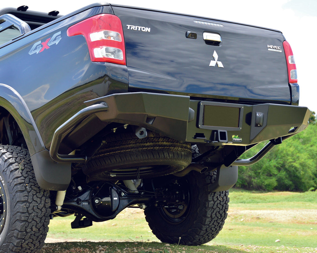 Rear Protection Tow Bar for Mitsubishi MQ Triton | Class 4 – IRONMAN ...