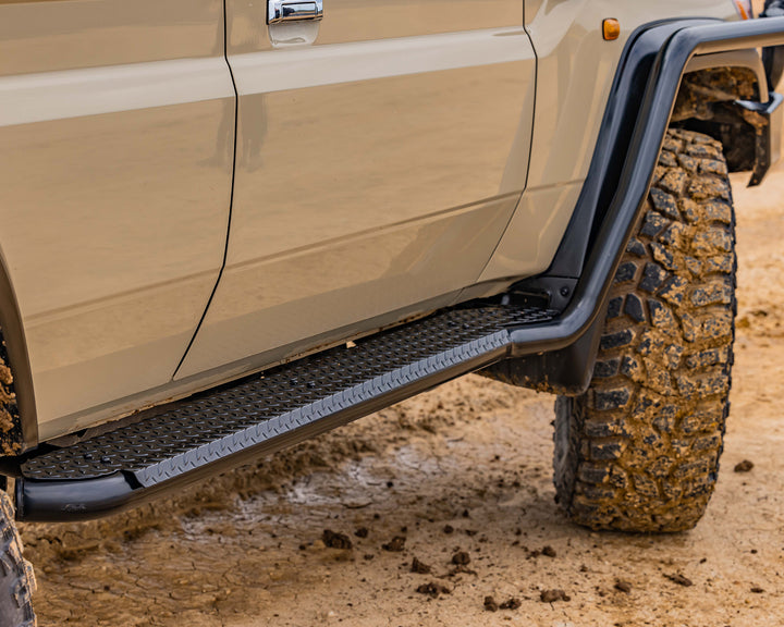 Steel 4x4 Premium Side Steps & Rails for Nissan GU Patrol Y61 – IRONMAN ...