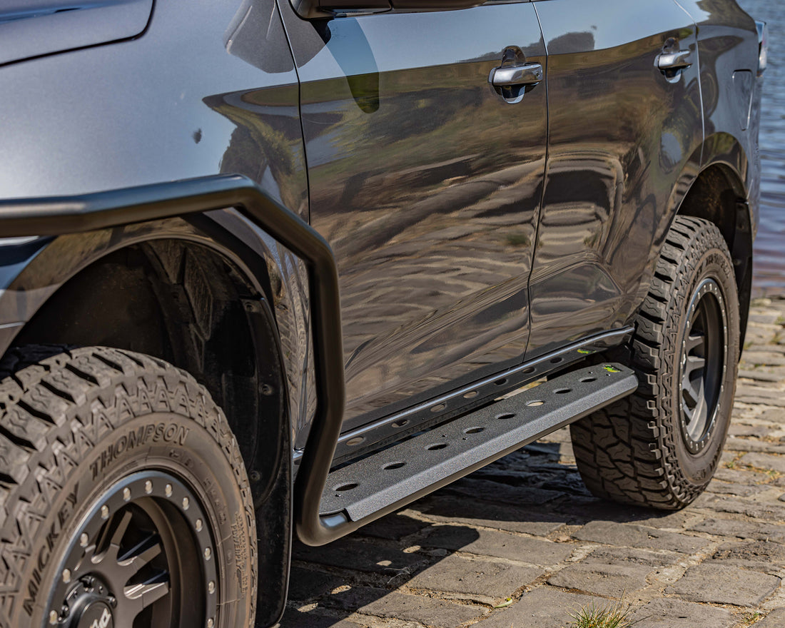 Steel 4x4 Premium Side Steps & Rails for Ford Ranger Next Gen 2022 ...