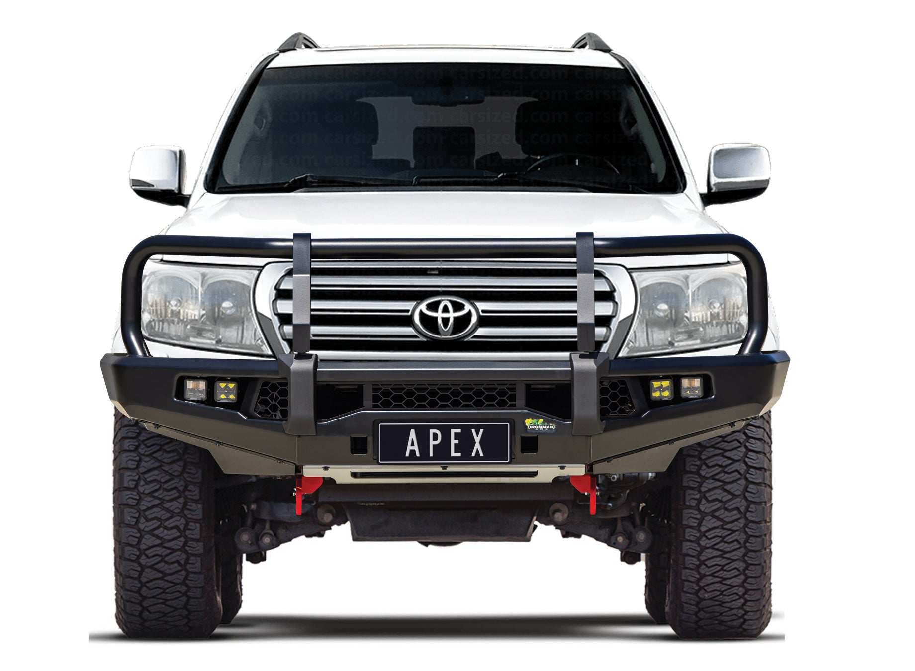 APEX Bull Bar for Toyota LandCruiser 200 Series 2007-2012 – IRONMAN 4X4 ...
