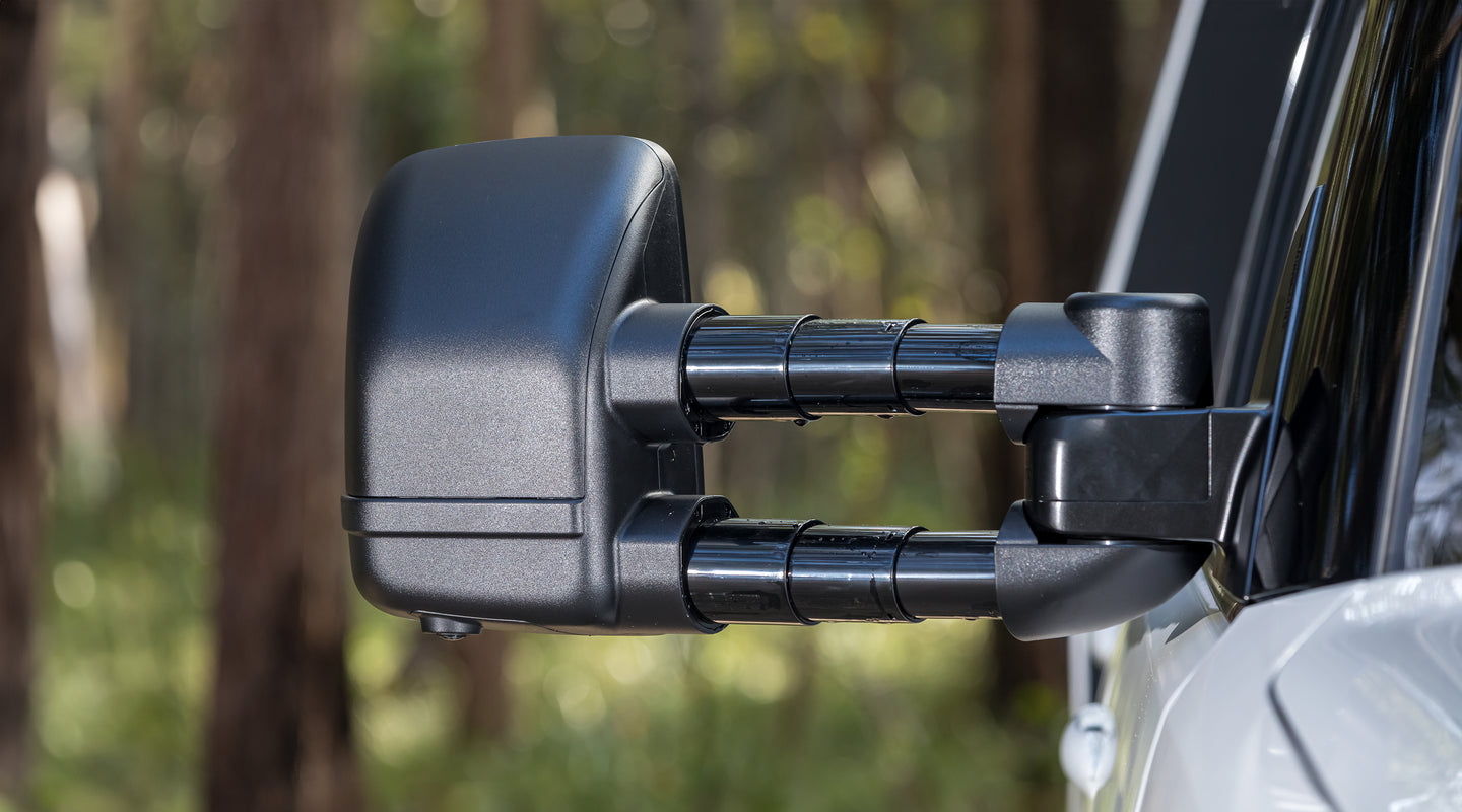 ClearView Next Gen Towing Mirrors- Black – IRONMAN 4X4 Australia
