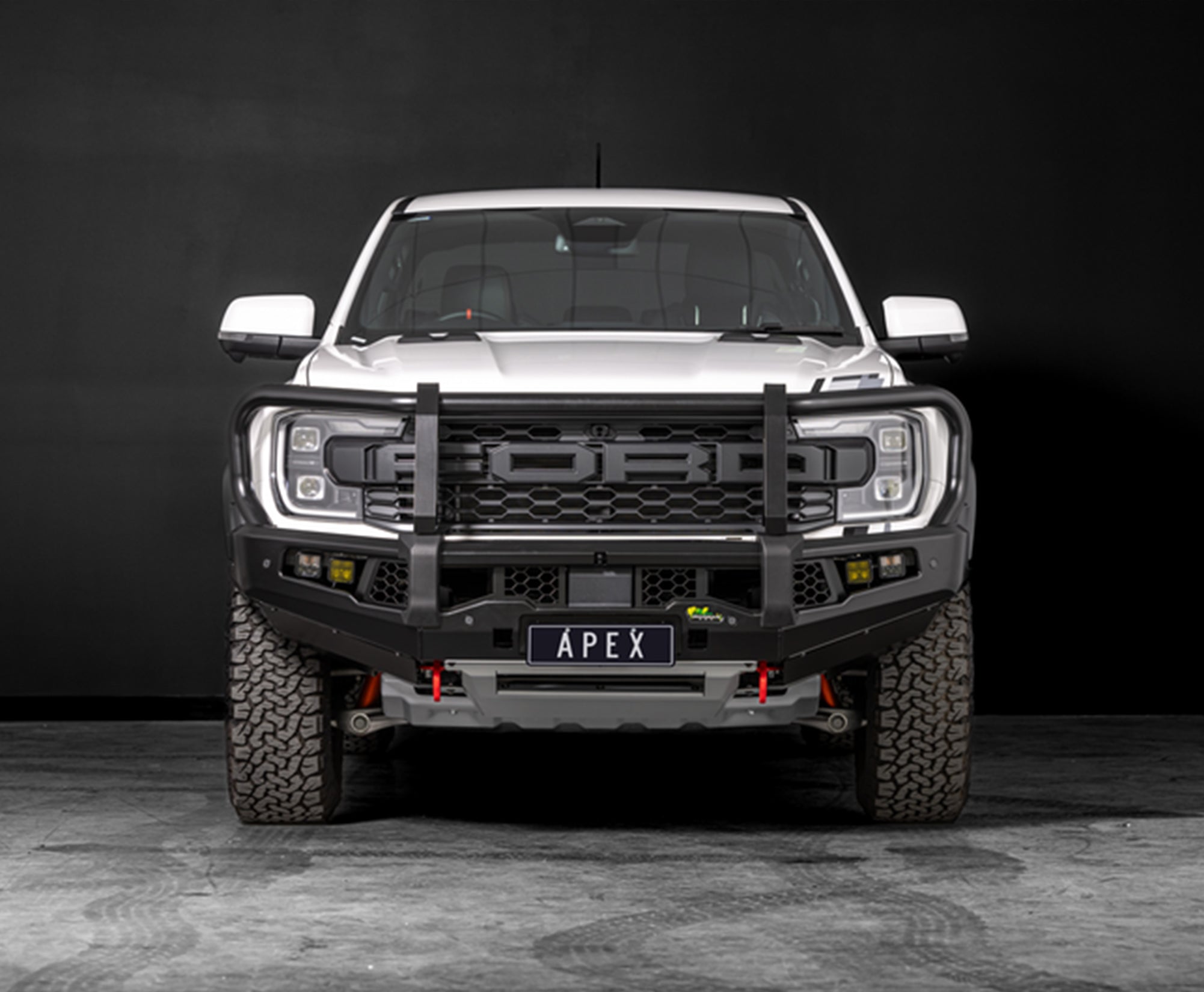 APEX Bull Bar For Ford PY Ranger Raptor With Light Kit – IRONMAN 4X4 ...