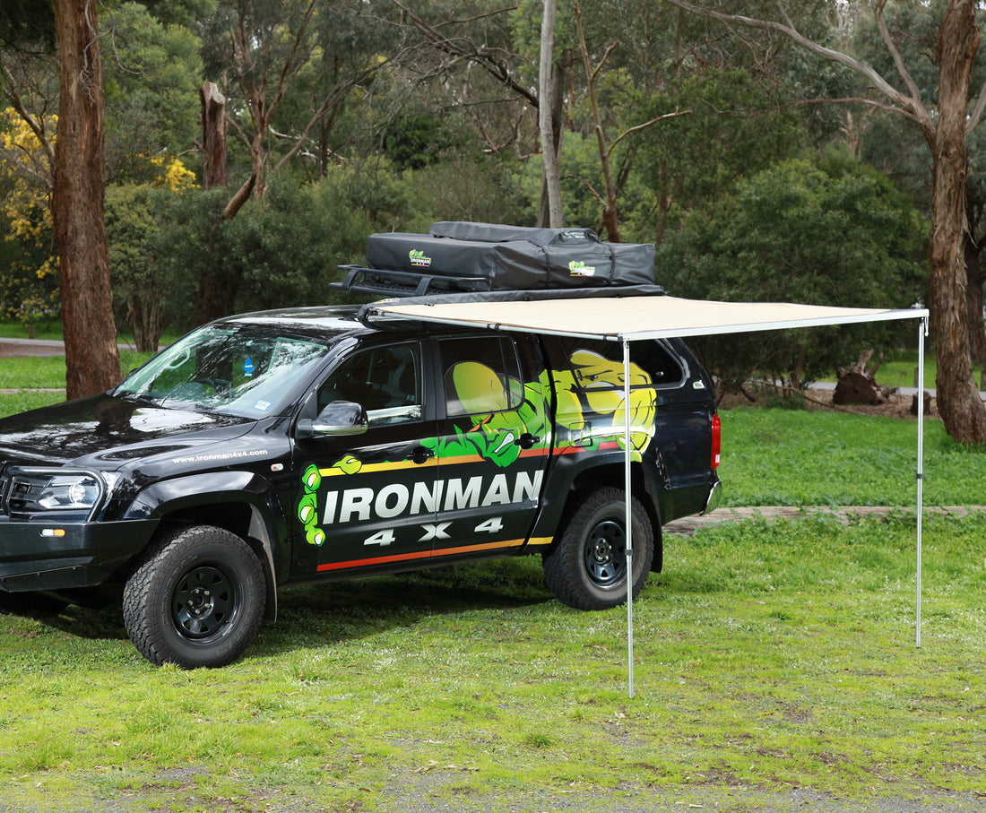 90° Instant Awning (1.4m x 1.4m) – IRONMAN 4X4 Australia
