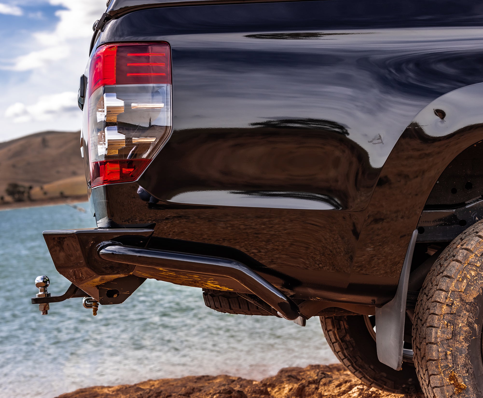 Rear Protection Tow Bar for Mitsubishi Triton MR 2018-2024 | Class 4 ...